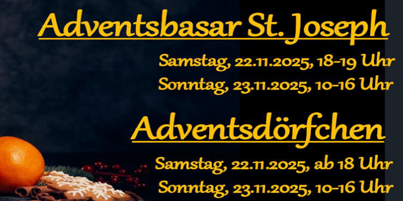 Düsseldorfer Rheinbogen | Adventsdörfchen und -basar an St. Joseph ...